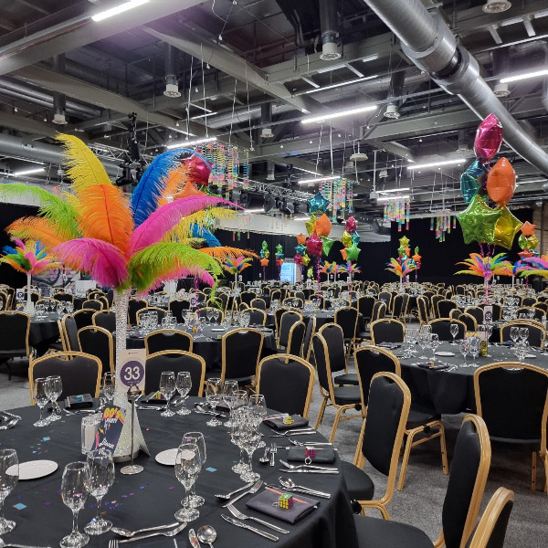 The Giant Party and Balloon Company - Ostrich Feather Displays